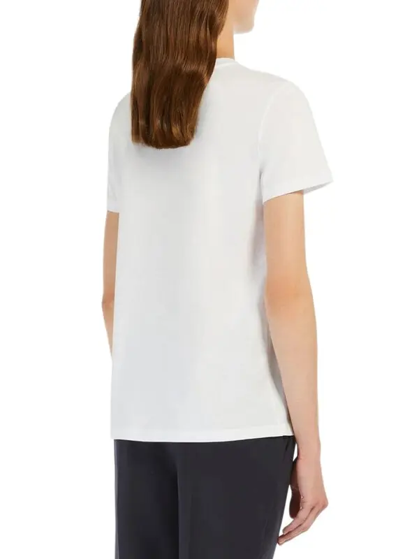 Max Mara Cotton Jersey T-shirt - White