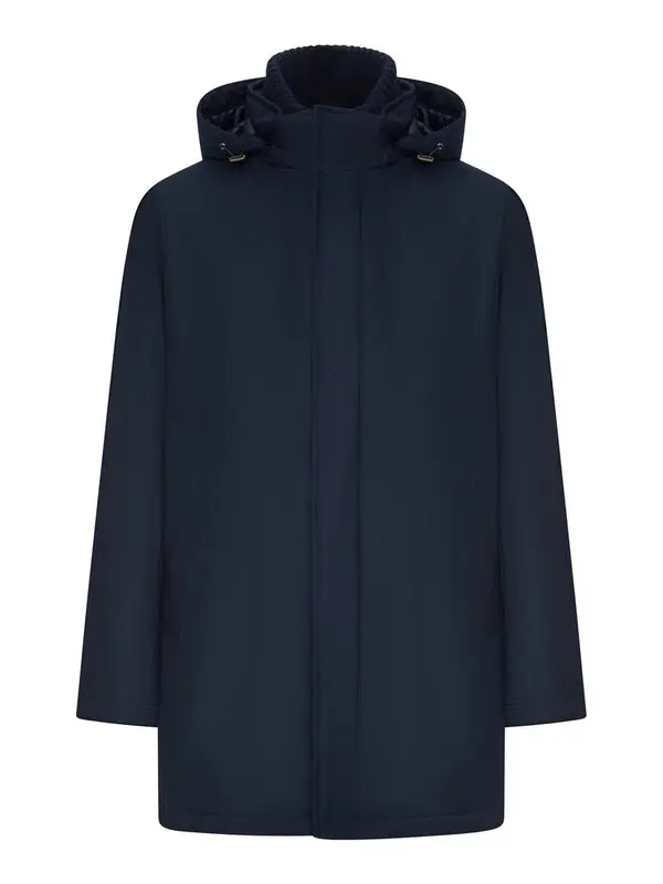 Herno Technical Hooded Parka - Blue