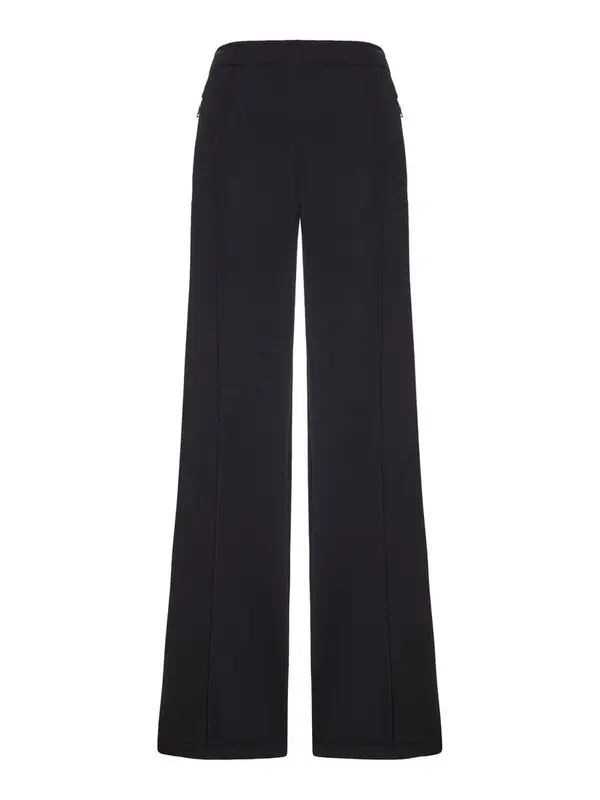 COURREGES Sweatpants With Contrasting Side Stripe - Black