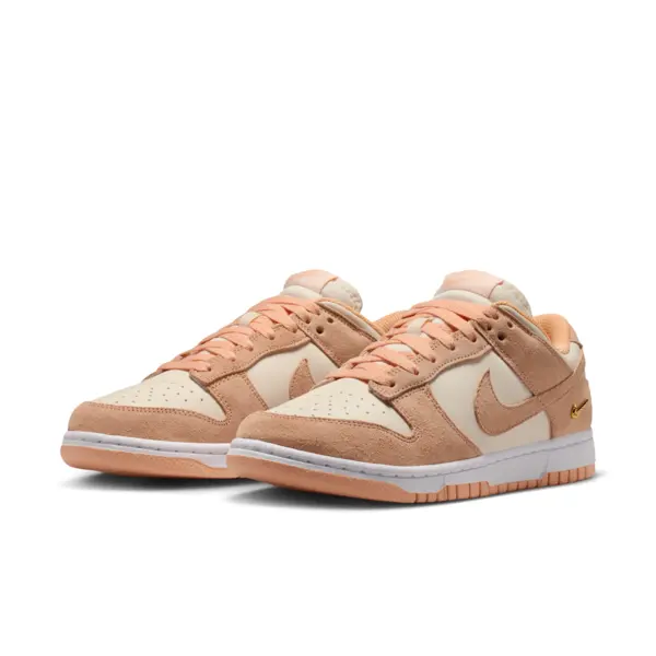 Nike Dunk Low Suede Shoes - Orange
