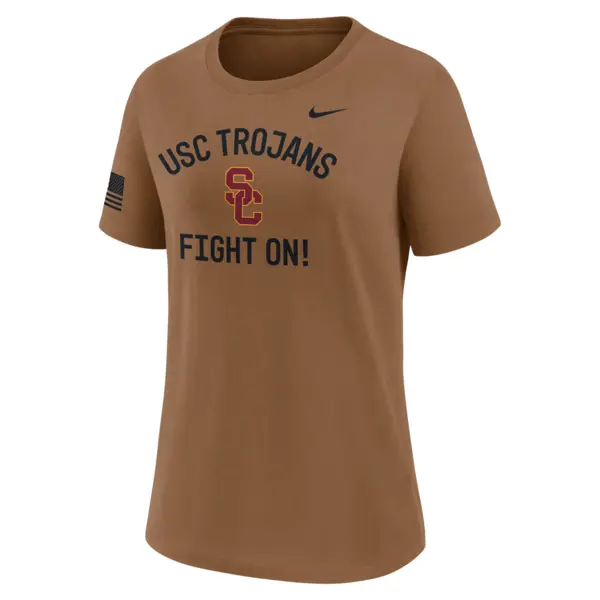 Nike Usc 2026 Military Appreciation Dri-fit College T-shirt - Brown
