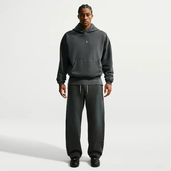Nike Ja Standard Issue Therma-fit Fleece Open Hem Basketball Pants - Green