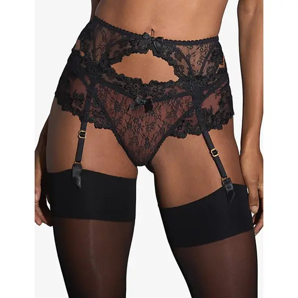 Agent Provocateur Josephine Lace Suspenders