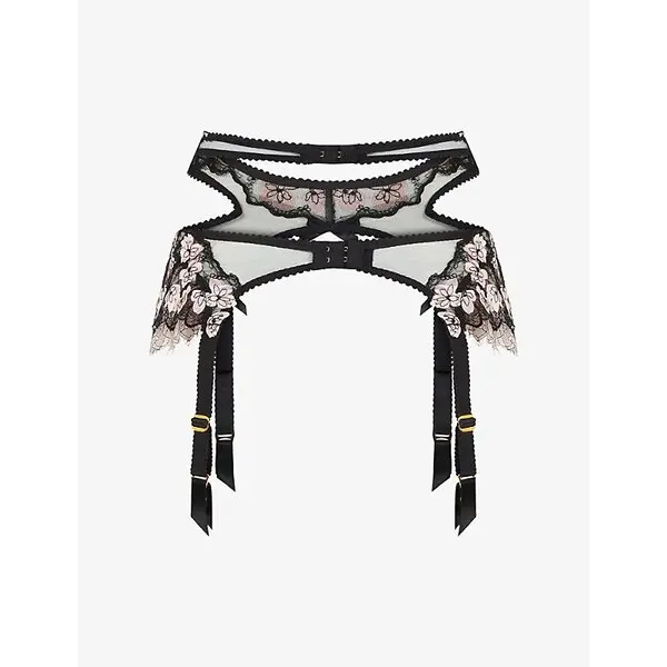 Agent Provocateur Andiee Floral Lace Suspender