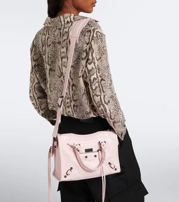 Balenciaga Le City Small Leather Top-handle Bag - Pink