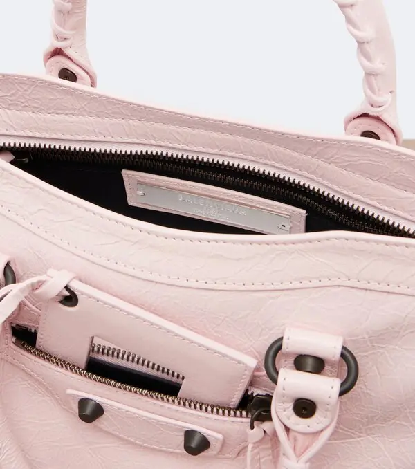 Balenciaga Le City Small Leather Top-handle Bag - Pink