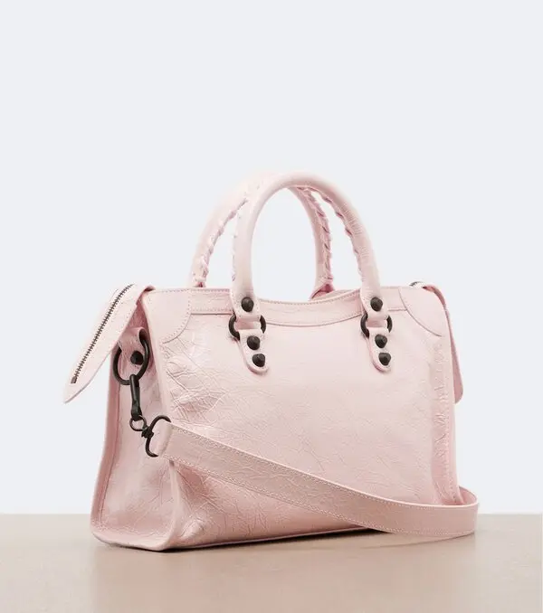 Balenciaga Le City Small Leather Top-handle Bag - Pink