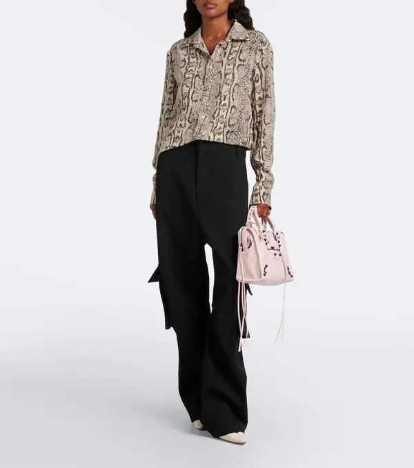 Balenciaga Le City Small Leather Top-handle Bag - Pink