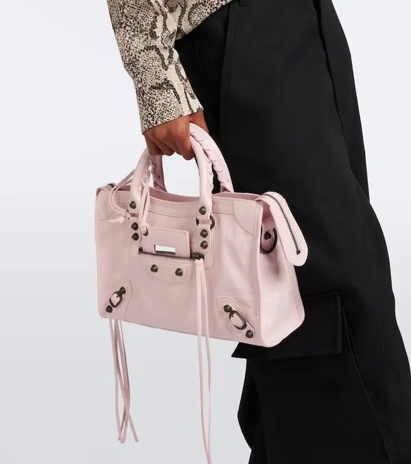 Balenciaga Le City Small Leather Top-handle Bag - Pink