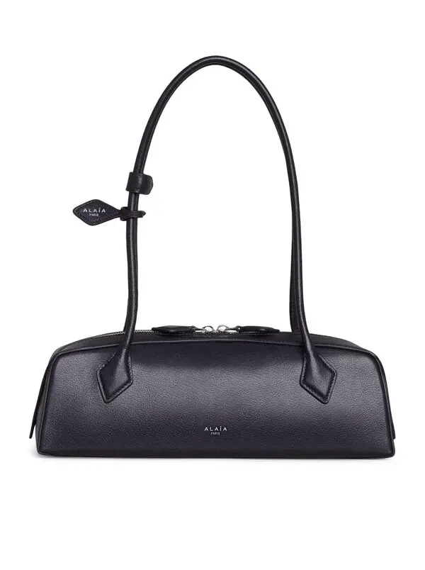 Alaïa Le Teckel Medium Goatskin Bag - Black
