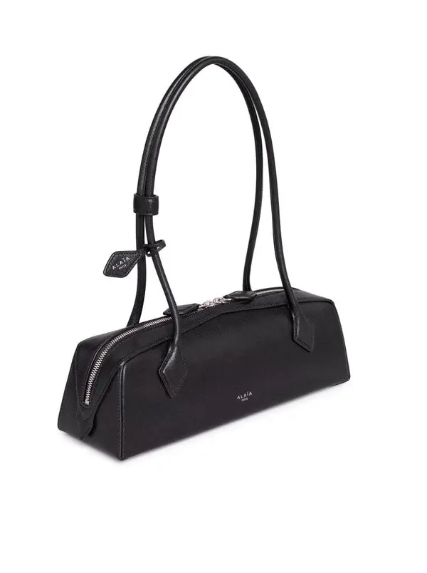 Alaïa Le Teckel Medium Goatskin Bag - Black