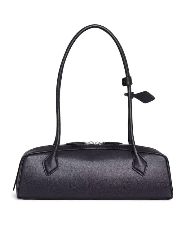Alaïa Le Teckel Medium Goatskin Bag - Black
