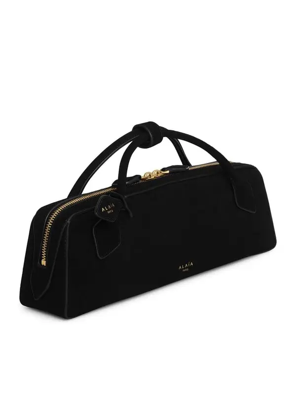 Alaïa Le Teckel Pouch In Suede Goat Leather - Multicolor