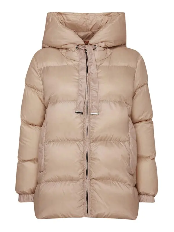 Max Mara Seia Bomber Jacket In Drop-resistant Fabric - Multicolor