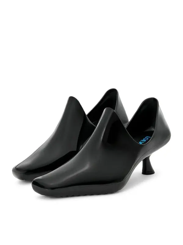 Loewe Emily Aqua Pvc Ankle Boots - Black
