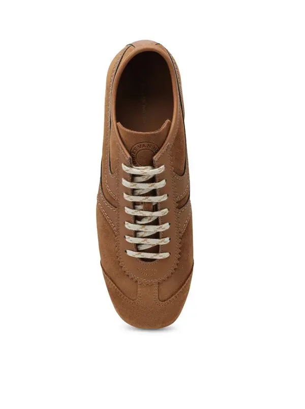 Dries Van Noten Suede And Smooth Leather Sneakers