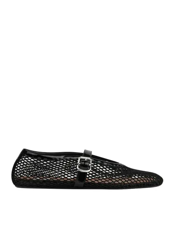 Alaïa Flat Mesh Ballerinas - Black