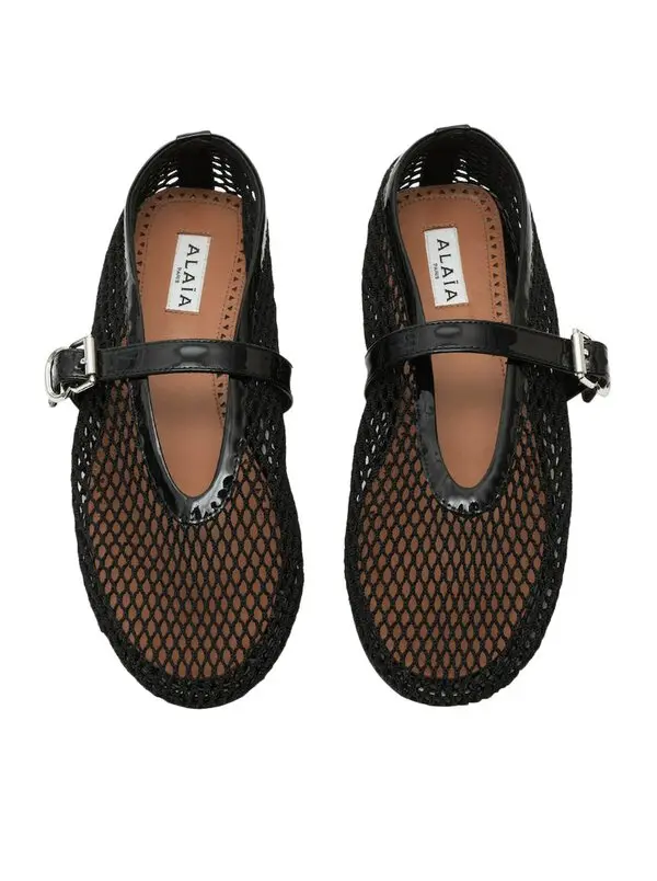 Alaïa Flat Mesh Ballerinas