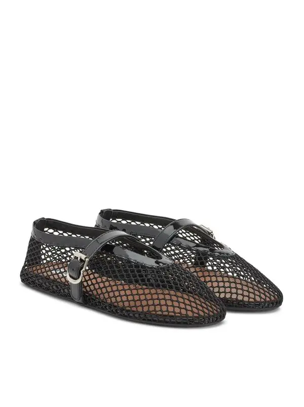 Alaïa Flat Mesh Ballerinas - Black