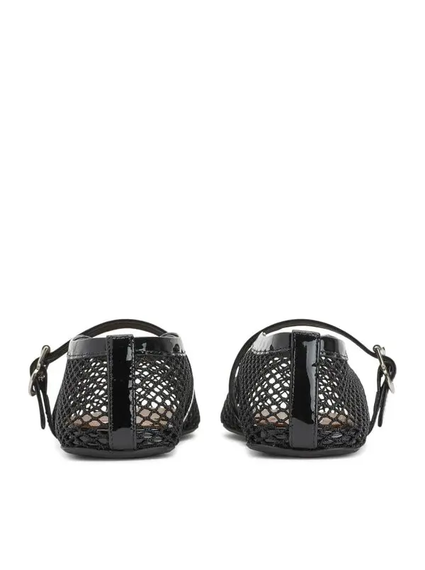 Alaïa Flat Mesh Ballerinas - Black