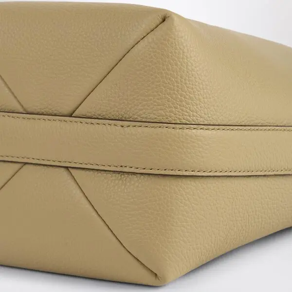 TOTEME Small Beige Belted Tote Bag In Leather
