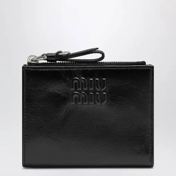 Miu Miu Small Leather Wallet - Black