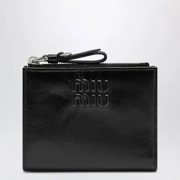 Miu Miu Small Leather Wallet - Black