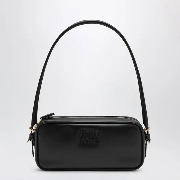 Miu Miu Pouch In Leather - Black