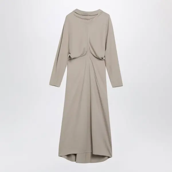 TOTEME Fawn Slouch Waist Long Dress - Brown