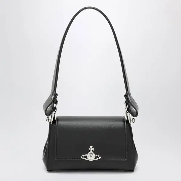 VIVIENNE WESTWOOD Hazel Small Faux Leather Shoulder Bag - Black