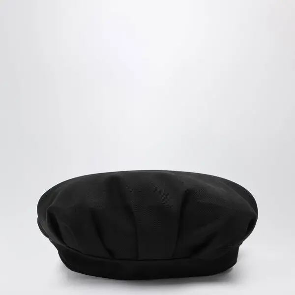 Prada Cotton Beret - Black