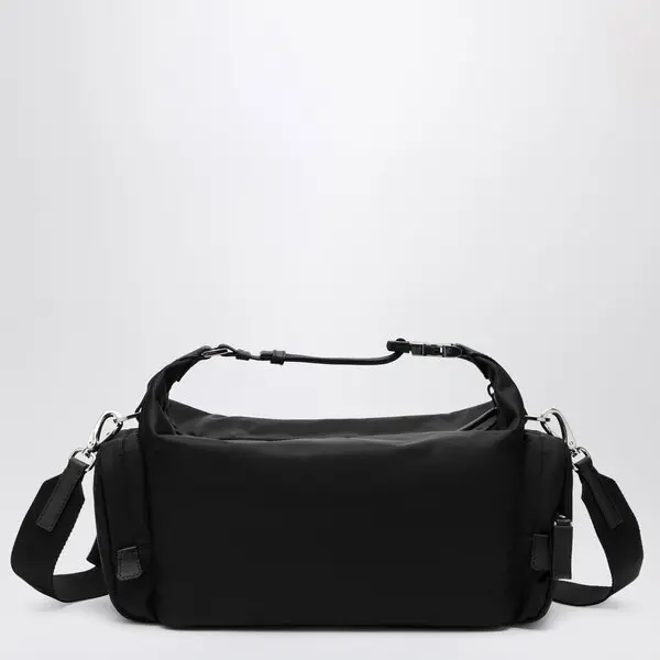 Prada Re-nylon And Saffiano Shoulder Bag - Black