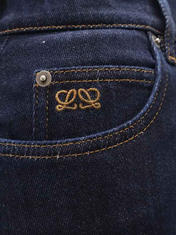 Loewe Cotton Denim Jeans - Multicolor