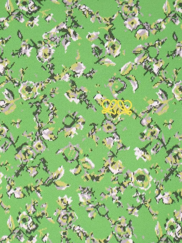 Loewe Viscose Blend Top With Floral Motif - Multicolor