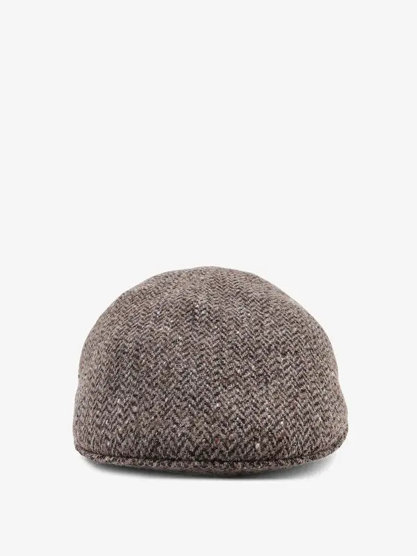 Brunello Cucinelli Wool Hat With Dazzling Motif - Multicolor