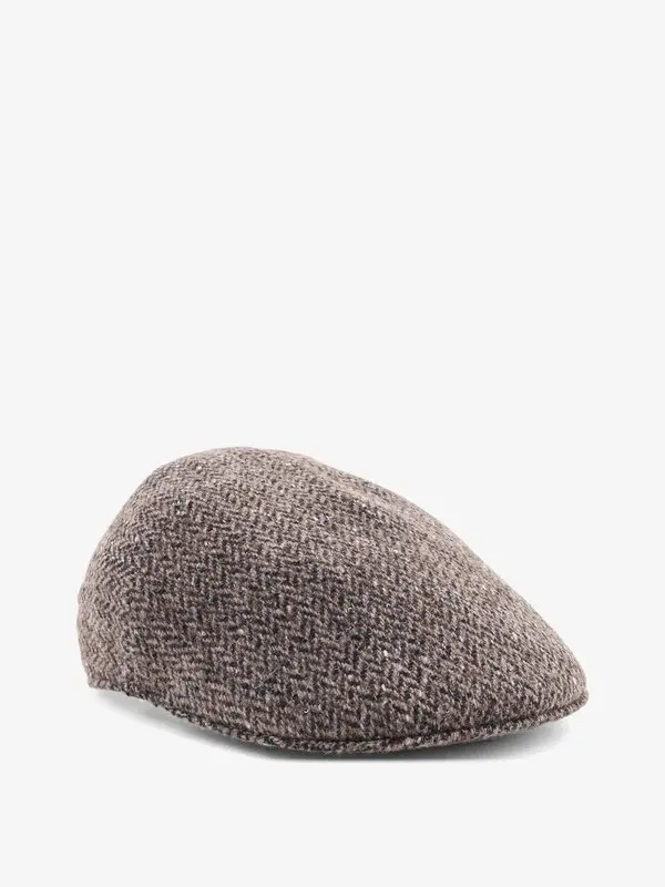 Brunello Cucinelli Wool Hat With Dazzling Motif - Multicolor