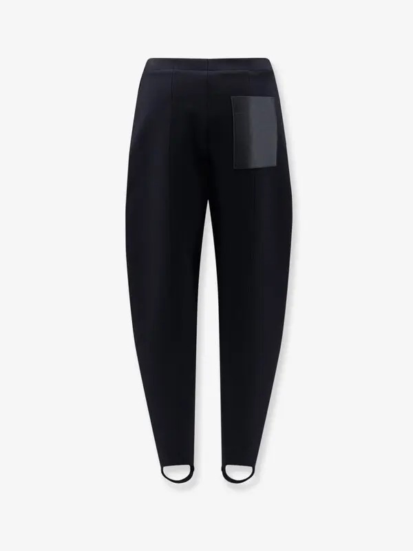 Loewe Stretch Wool Blend Stirrup Trousers