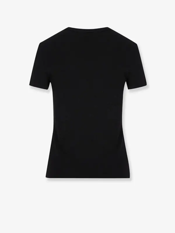Celine Cotton T-shirt With Front Logo Print - Multicolor