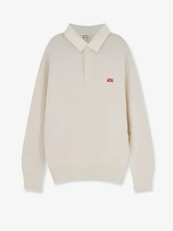Loewe Wool Sweater - Cream