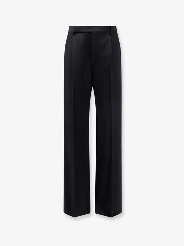 Saint Laurent Fluid Tailored Certified Wool Trousers