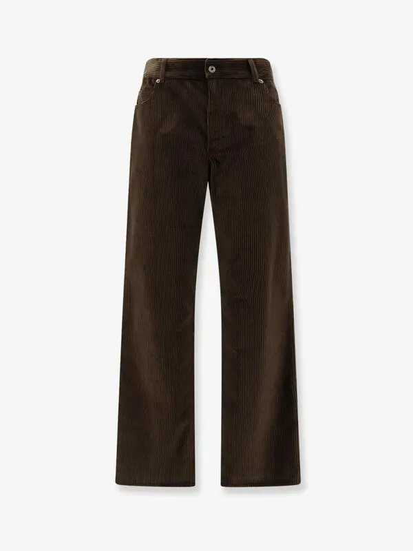 Loewe Velvet Trousers - Brown
