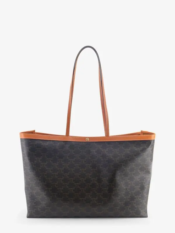 Celine Medium Cabas Triomphe Canvas Shoulder Bag - Multicolor