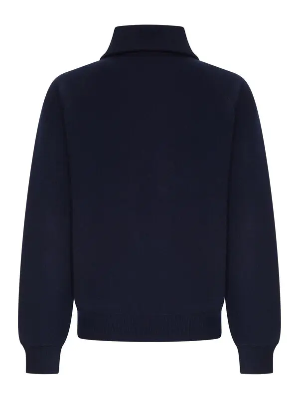 Prada Knitted Polo Shirt With Logo