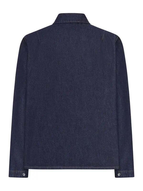 Stone Island Cotton Denim Overshirt