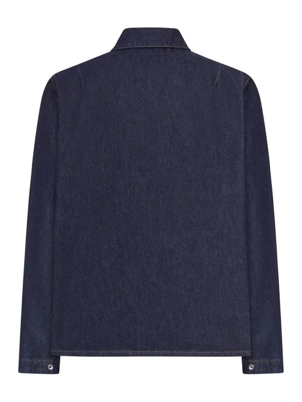 Stone Island Cotton Denim Overshirt