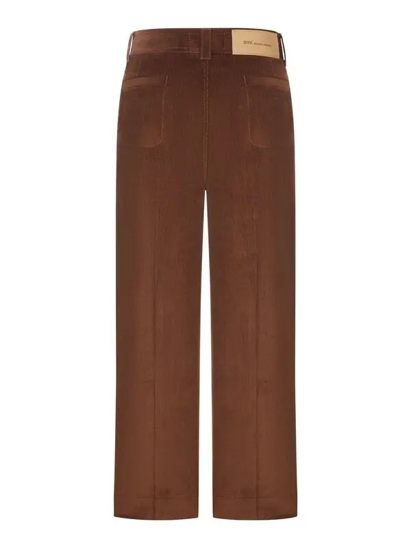 AMI Paris Baggy Velvet Trousers