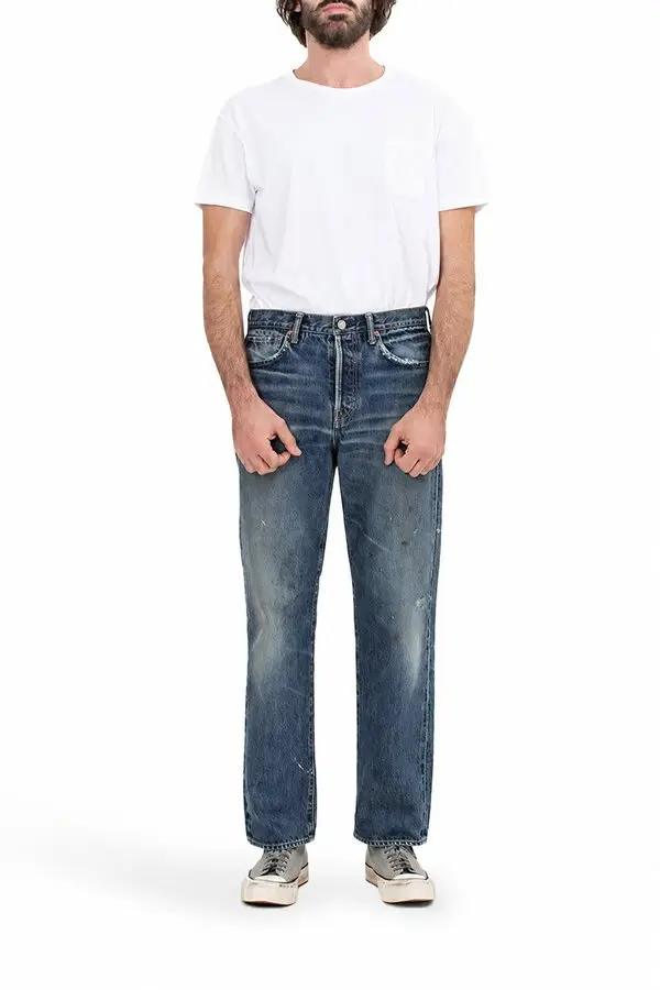Visvim Vintage Straight Leg Jeans - Blue