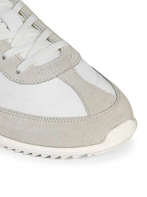 Celine Sneaker Bassa Stringata In Pelle Di Vitello Scamosciata