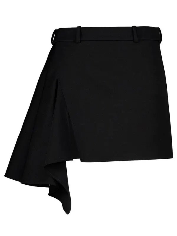 Givenchy Minigonna Con Spacco In Lana