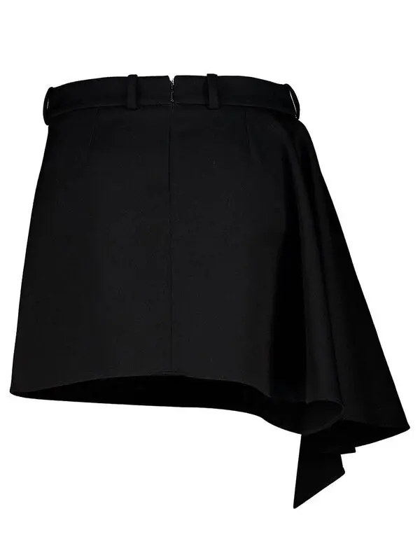 Givenchy Minigonna Con Spacco In Lana